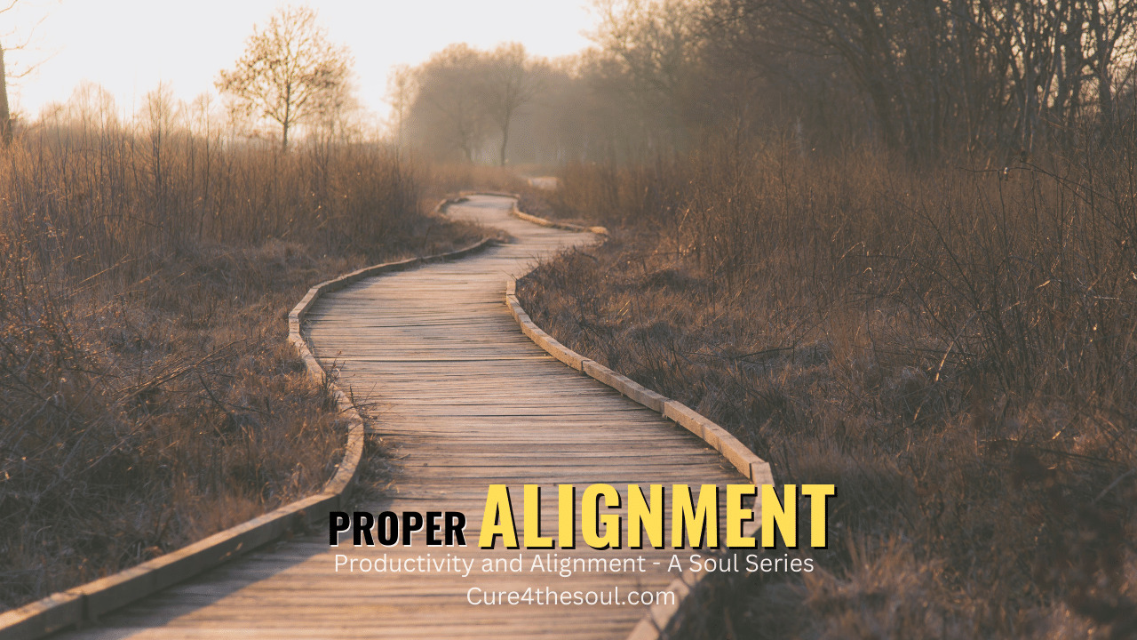 Proper Alignment — Cure 4 the Soul Ministries