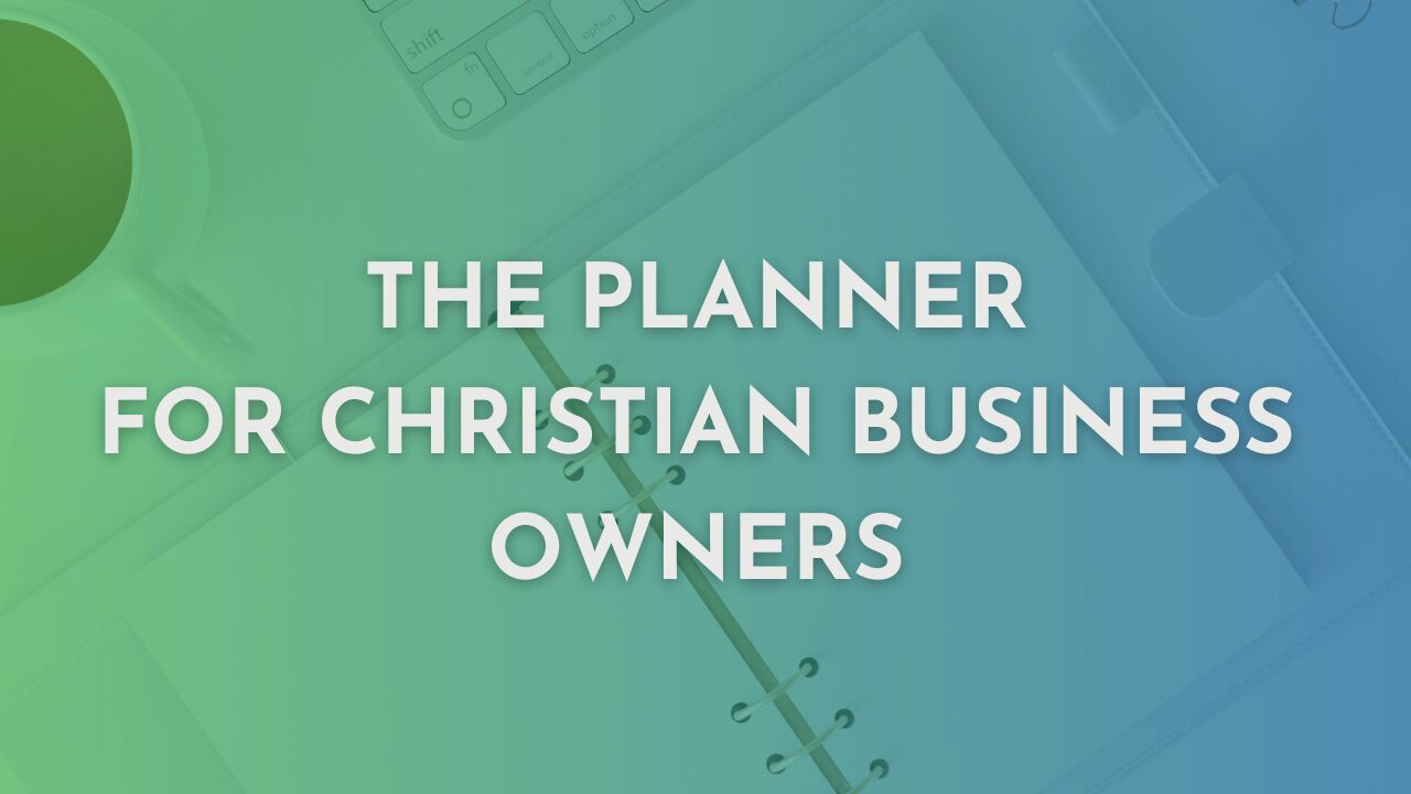 Why Every Christian Business Owner Needs Dream Big Goals Planner » Cure ...